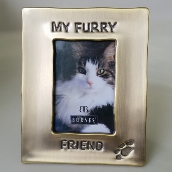 Burnes Of Boston | Other | Metal Gold My Furry Friend Photo Frame With ...